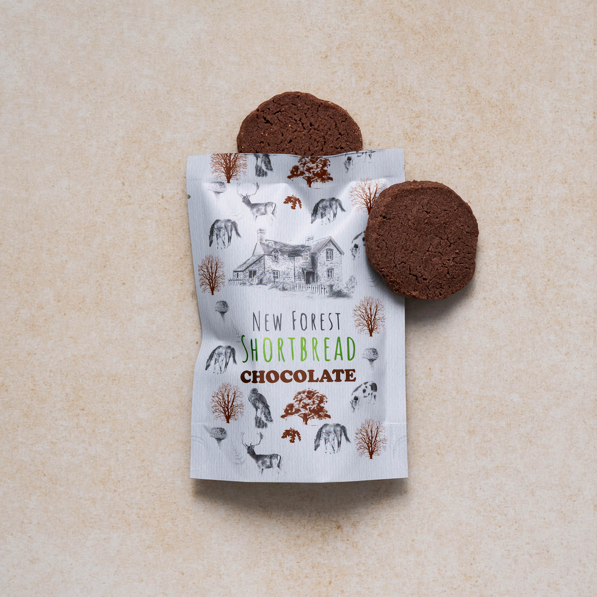 Chocolate Shortbread Snack Pack | New Forest All Butter Shortbread ...
