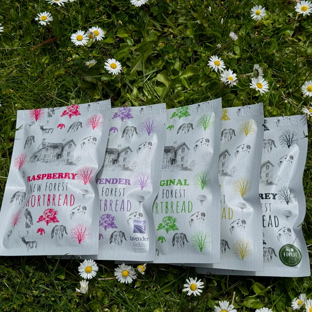 5x Flavoured Snack Packs | New Forest All Butter Shortbread Biscuit ...
