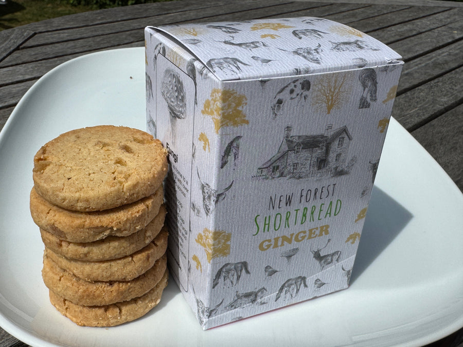 Ginger Flavoured Shortbread | New Forest All Butter Shortbread Biscuit ...