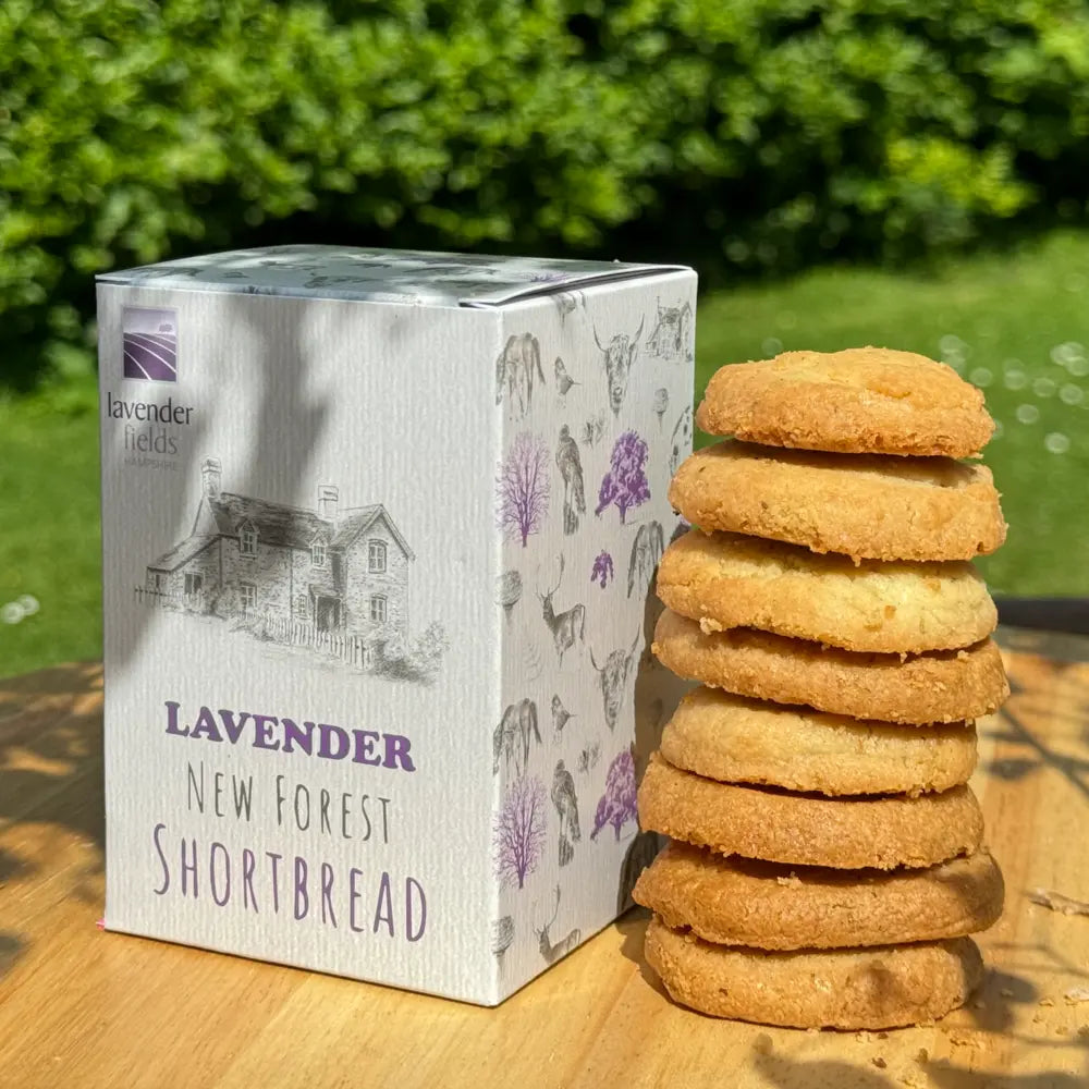 Lavender Shortbread | New Forest All Butter Shortbread Biscuit Gift ...