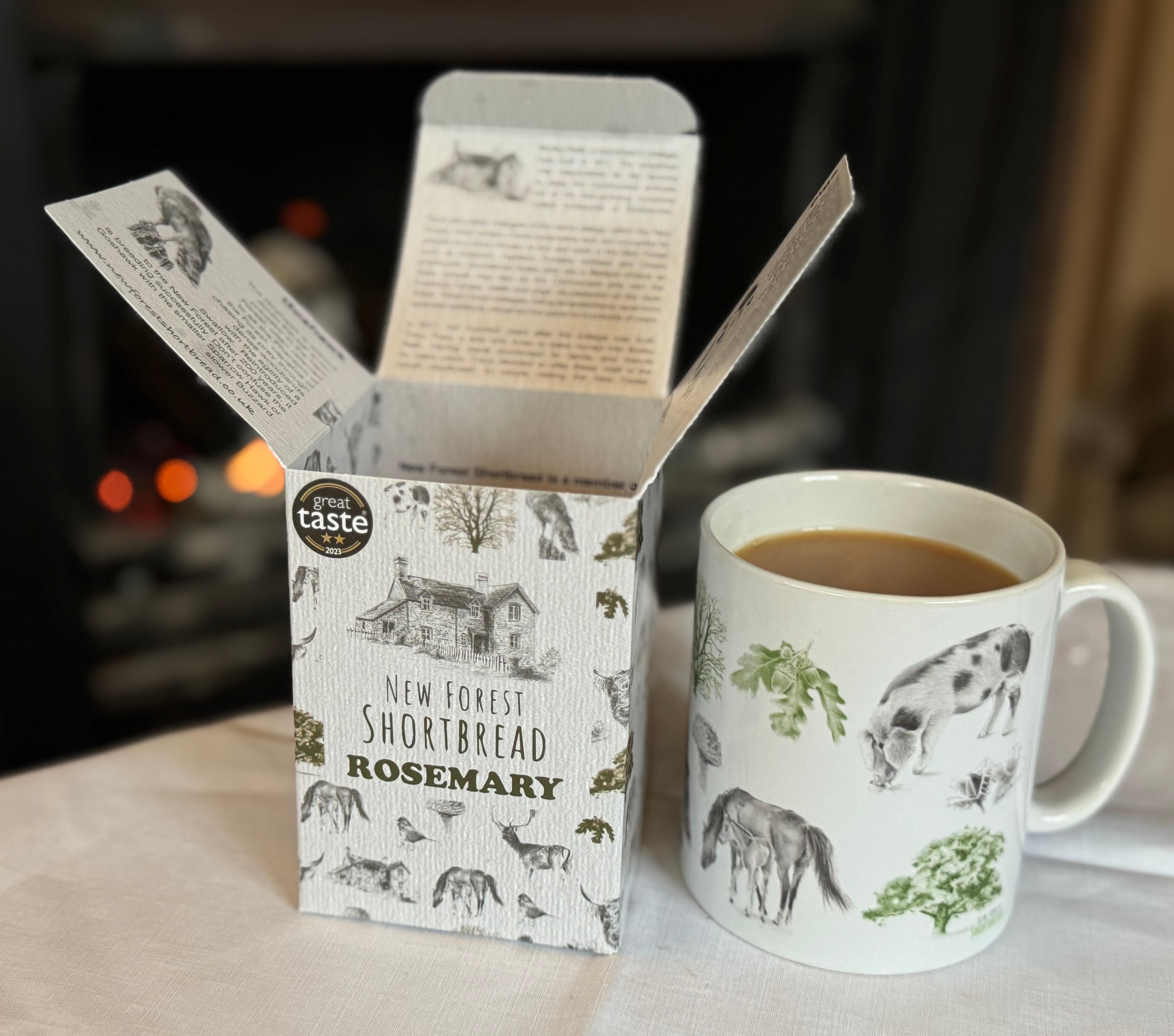 Rosemary Flavoured New Forest Shortbread - Box of 8 | All Butter ...